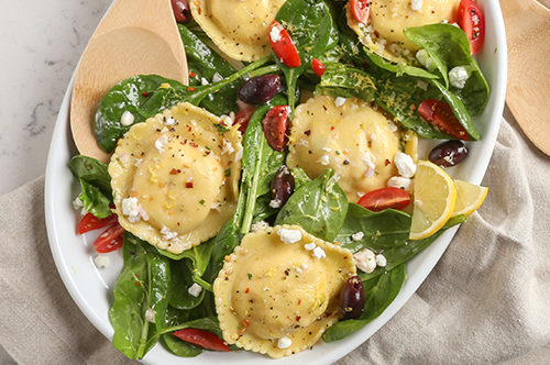 Lobster, Shrimp and Scallop Ravioli | Louisa Foodservice