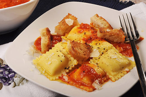 Classic Four Cheese Ravioli | Louisa Foodservice