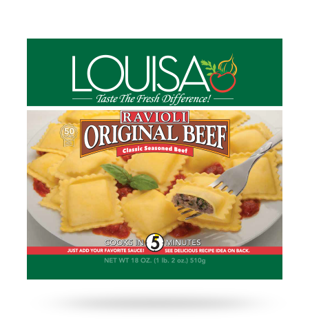 Beef Ravioli with Butter Sauce | Louisa Foods